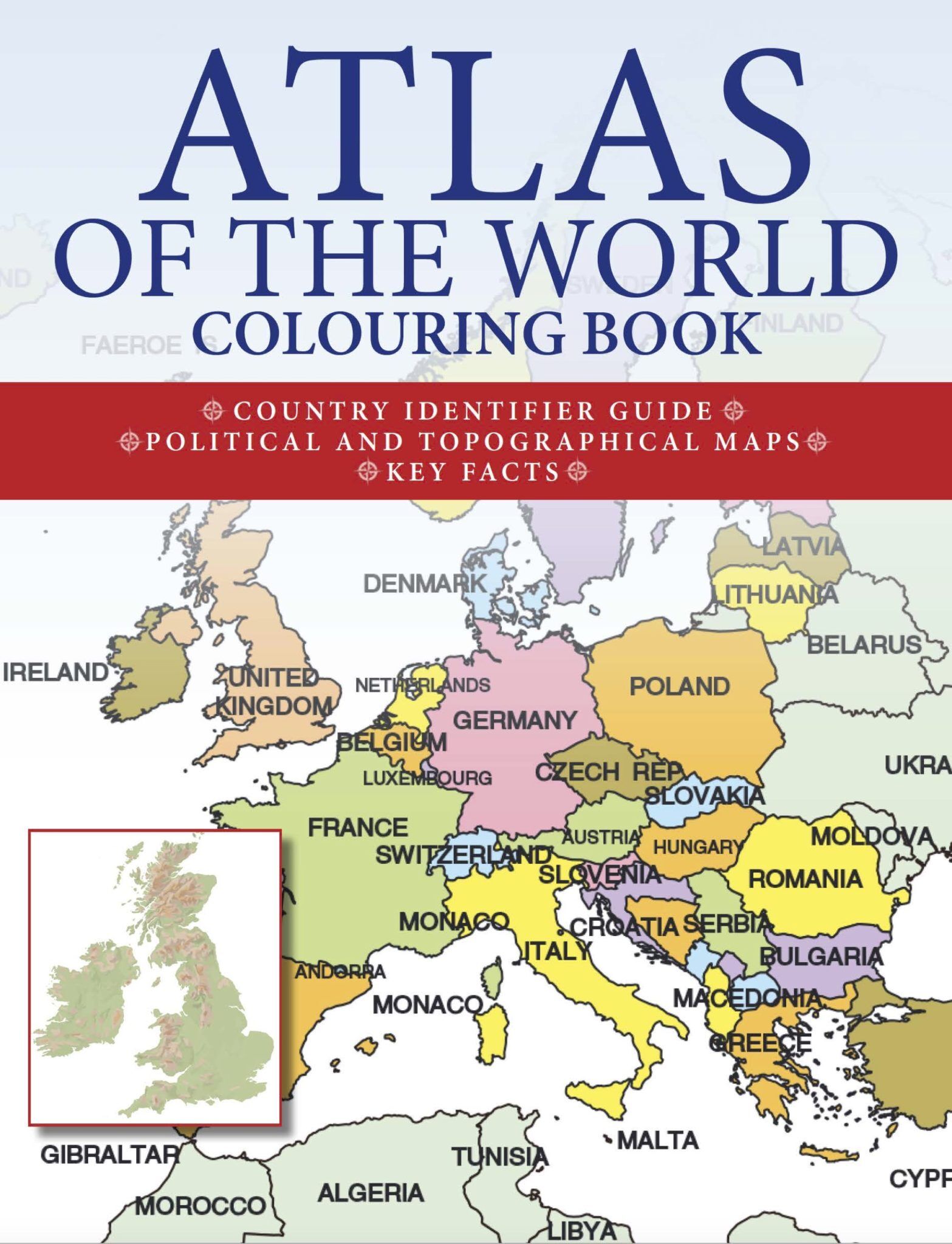 Atlas of the World Colouring Book - Amber Books