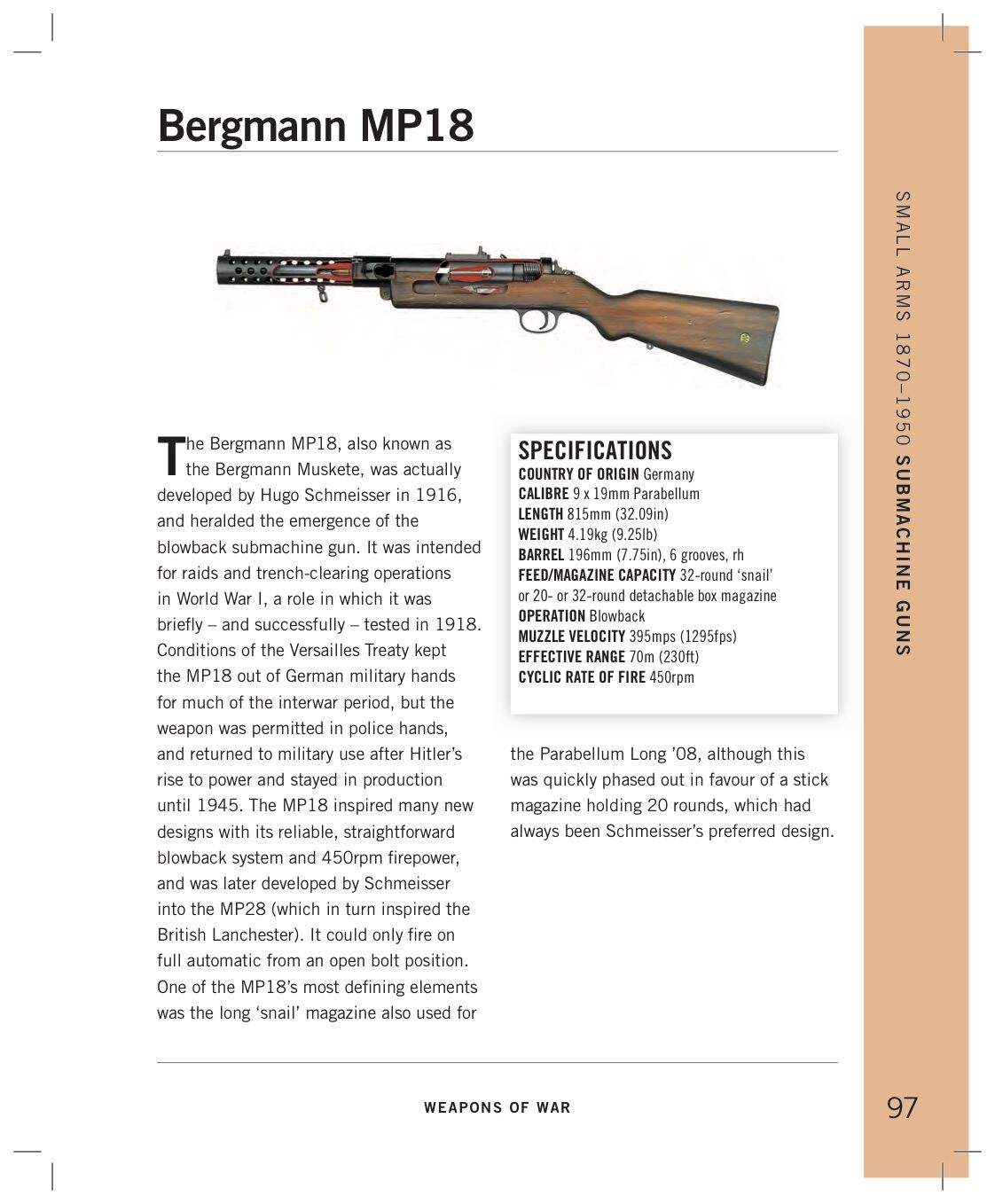 Small Arms 1870–1950 - Weapons of War - Amber Books