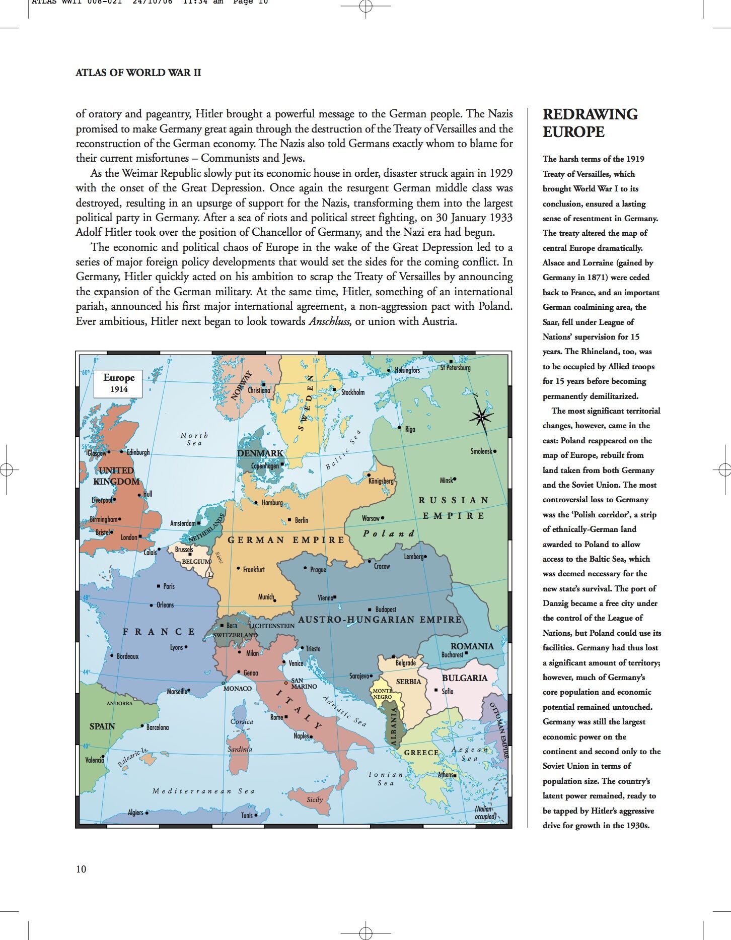 Atlas of World War II - Amber Books
