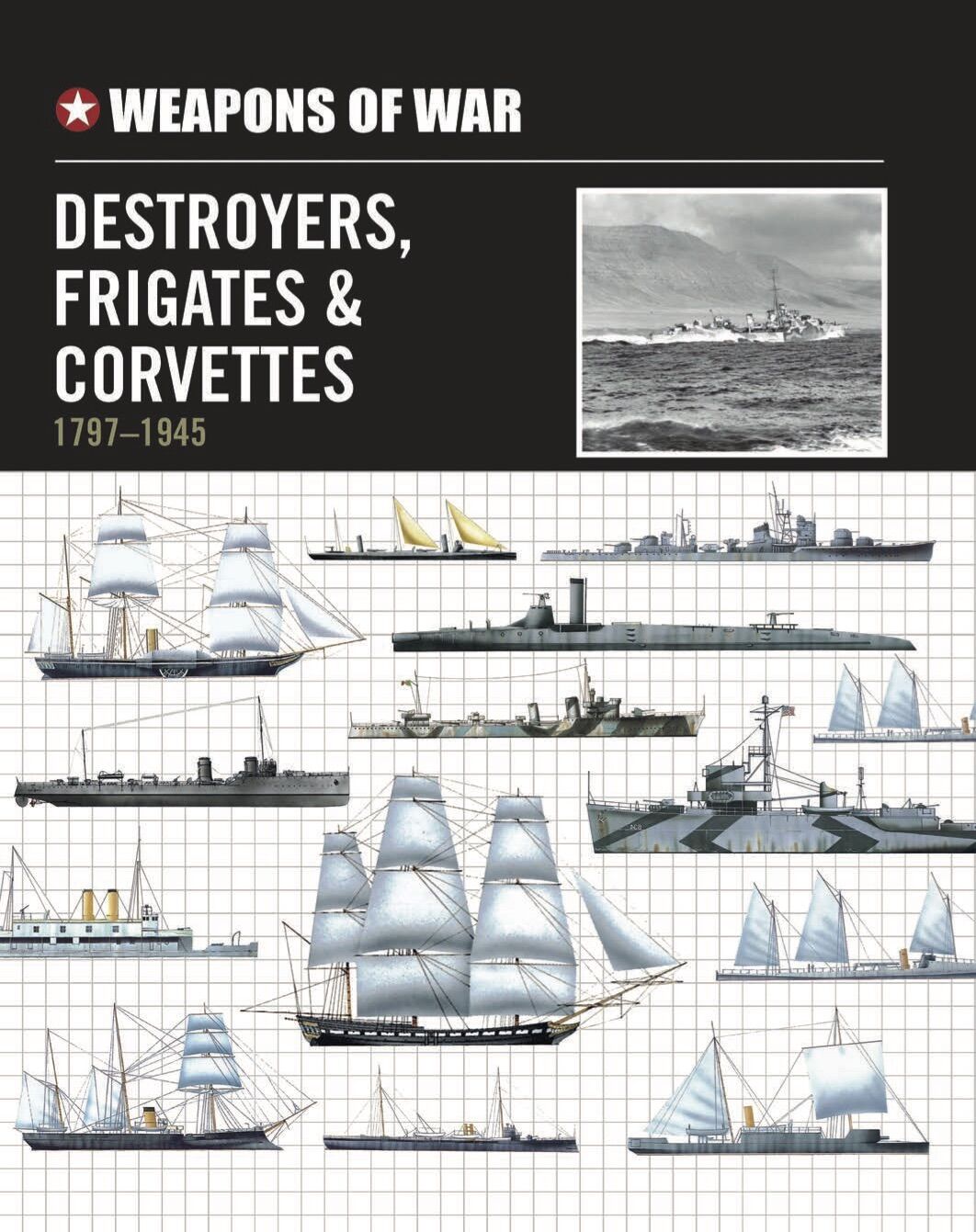 Destroyers, Frigates & Corvettes: 1797-1945 - Weapons of War - Amber Books